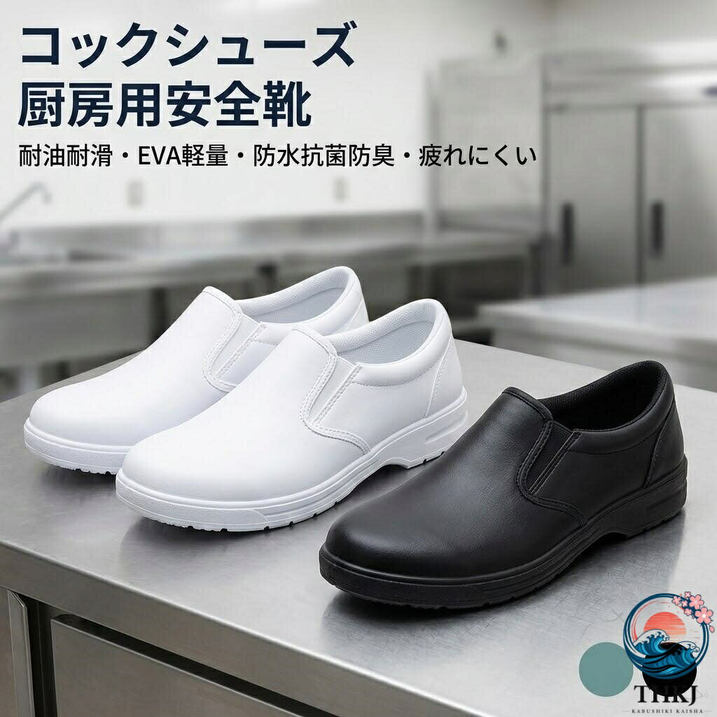 .コック シューズ は 厨房 用 安全 靴 として ワークマン 対応 の 耐油 耐滑 性 と EVA 軽量 設計 を 特徴 と し、防水 抗菌 防臭 機能 で 長時間 の 飲食店 キッチン 作業 も 疲れ にくい 快適 な 履き心地 を 実...