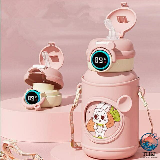 水筒 子供 ストロー カバー付き 保温 保冷 キッズ 魔法瓶 コップ付き 肩ひも付き 通園 通学 500ml 2way 女の子 男の子 おしゃれ 入学　入学祝い商品情報容量：500ml●カラー：全4柄●素材：ボトル=内びん?口がね/ステンレ...