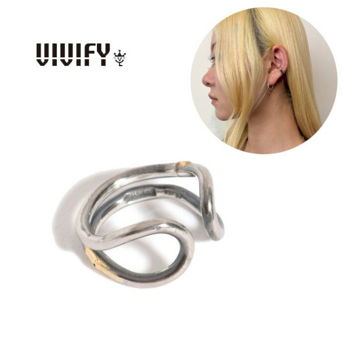 ＊こちらのアイテムは受注生産となります。 ＊付属でVIVIFYオリジナルの黒い巾着袋orBOXが付属します。 ＊価格は1点の片耳用価格となります。両耳に着用の場合は2個ご購入下さいませ。 素材: Ag925silver,金鑞 外径:約14m...