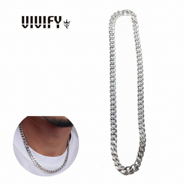 ＊こちらのアイテムは受注生産となります。 ＊付属でVIVIFYオリジナルの黒い巾着袋orBOXが付属します。 VFN-309 素材: ag925silver 幅:約7mm 厚さ:約2mm 全長:約45cm シンプルなキヘイチェーンのネックレ...