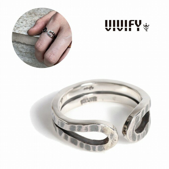 ＊こちらのアイテムは受注生産となります。 ＊付属でVIVIFYオリジナルの黒い巾着袋orBOXが付属します。 VFR-160###(サイズ) 素材:ag925silver 厚さ:約2mm 幅:約5mm-8mm 大きな輪を潰して棒状にし、端の...