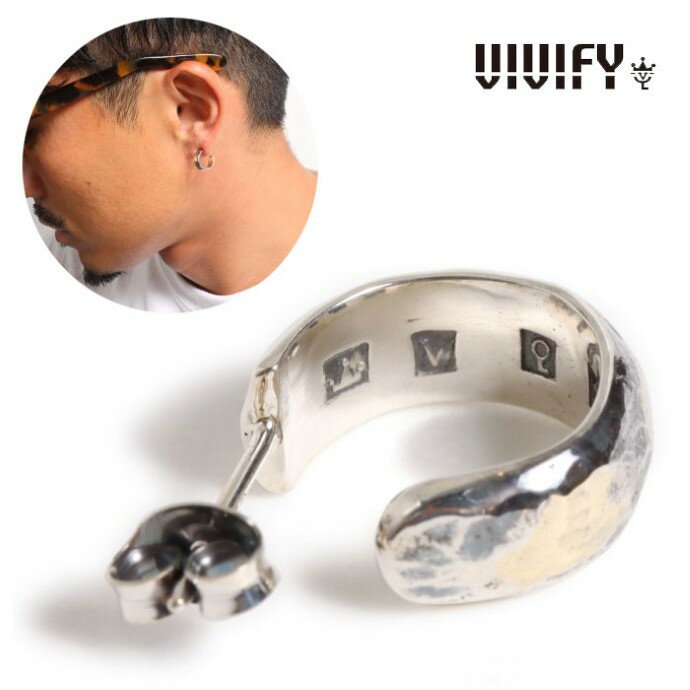 ＊こちらのアイテムは受注生産となります。 ＊付属でVIVIFYオリジナルの黒い巾着袋orBOXが付属します。 ＊価格は1点の片耳用価格となります。両耳に着用の場合は2個ご購入下さいませ。 素材:ag925silver,金鑞 厚さ:約1.8m...