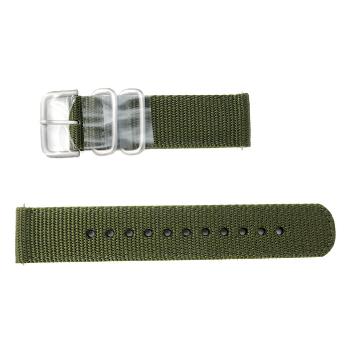 クロスバンド ダークグリーン / カーキグリーン 23mm 対応機種＝PRG-30/PRW-30/PRW-50/PRW-60/PRW-70/その他、取付幅23ミリのモデルに取付可 こちらはご注文後のお取り寄せ品です。 メーカー在庫がある場合...