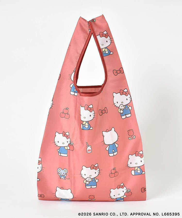 サンリオ グッズ キャラクター ハローキティ けろけろけろっぴ ポチャッコ パティ＆ジミー ハンギョドン マイメロディ マロンクリーム 雑貨 エコバッグ 小さめ 鞄 バッグ マイバッグ 買い物袋 携帯 持ち運び サブバッグ 折り畳み 折りた...