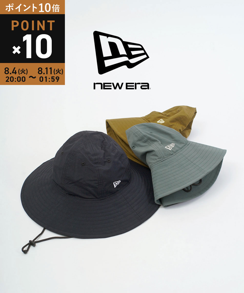 >>ギフト対応について 情報 NEW ERA(ニューエラ) ハット 帽子 速乾 撥水 つば広 ナイロン あご紐付き 紫外線対策 UVケア アウトドア 海 プール エクスプローラー ワイドブリムナイロン・EXPLORER-WBN 【実寸】ML...