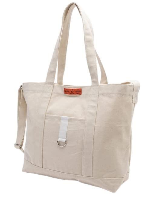 CHAINMAIL LARGE CANVAS BAGコットン製の2WAYトートバッグ