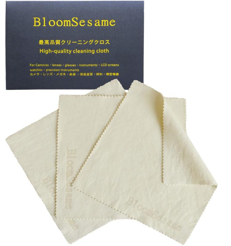 BloomSesame 天然 セーム革 クリーニングクロス メガネ拭き、カメラレンズ、スマホ、液晶画面、楽器拭きセームクロス