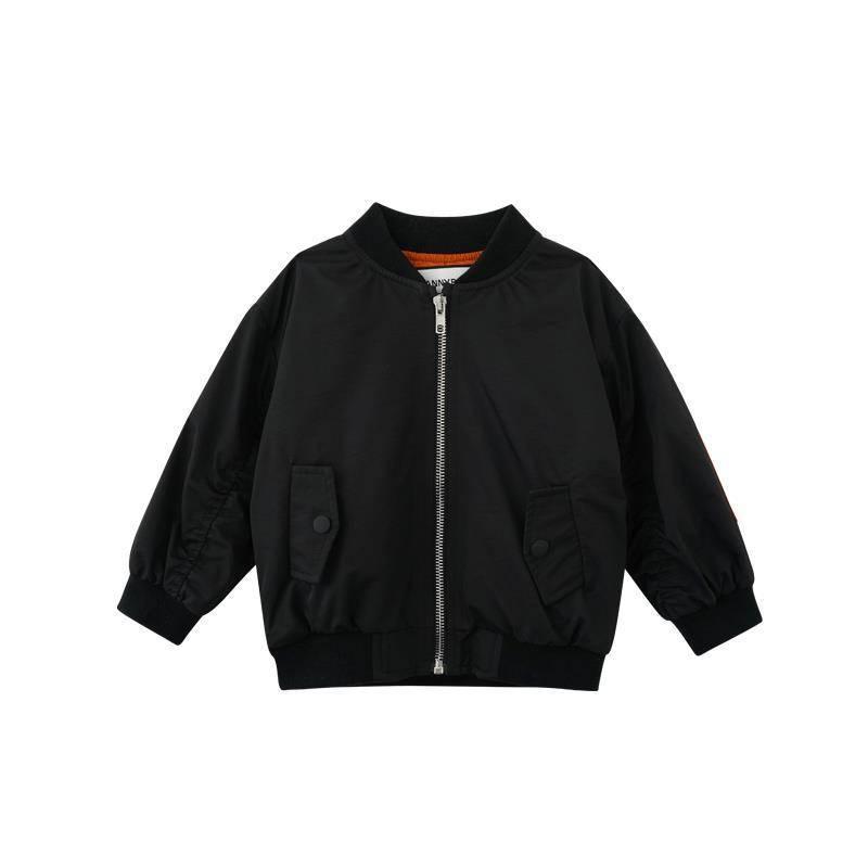 ・性別: 男性・対象年齢: 中小童 (3～8歳、身長100～140cm)・ネックライン: スタンドカラー・スタイル: 韓国風・柄: アルファベット・厚さ: 普通・生地加工: 柔軟加工・要素: かわいい・袖丈: 長袖・写真: モデルなし実物撮...