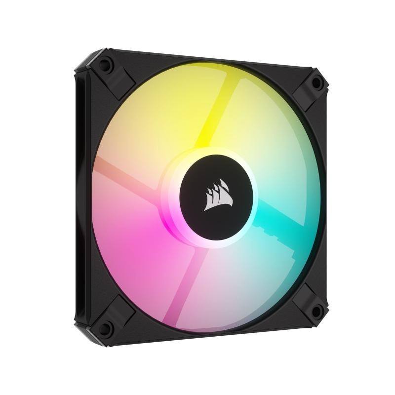 CORSAIR AF SLIM シリーズ、AF120 RGB SLIM、120mmx15mm RGB ファン［ブラック］【1個入】CO-9050162-WW120x15mmサイズで Mini-ITX ケースマウントにフィットします。600 ...
