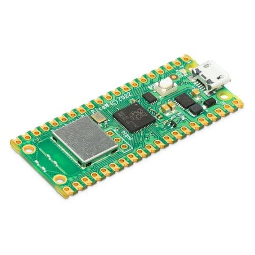Raspberry Pi Pico WRaspberry Pi Pico W　Wi-Fi接続機能が搭載Raspberry Pi PicoにInfineon CYW43439無線チップを追加搭載し、無線LAN機能が利用可能モデルです