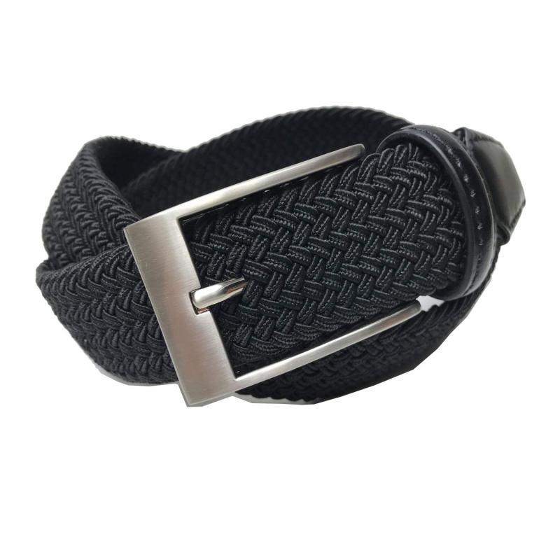 WING LEATHER レザー 学生ベルト ゴムメッシュ 紳士 本革 牛革 黒 メンズ スクール 通勤 シンプル 伸縮 固定 GTP010Sサイズ：全長 約92cm(ピン先～帯先まで)(ゴムの伸縮具合により多少前後します)サイズ 約84c...