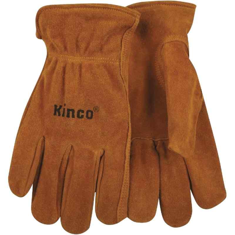 Kinco GlovesCowhide Driver Gloves ＃50黄金分割された牛革KeyStone親指シャーリングのゴムのバック