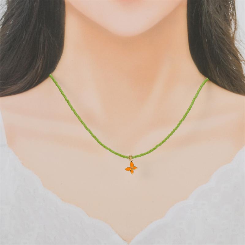 ・素材: ガラス・形状: 幾何学・周囲長: 41cm-50cm・流行要素: 円形・スタイル: インスタ風・重さ: 4g・スタイル分類: 個性的なトレンド・カテゴリ: ネックレス・対象: 女性・流行要素分類: 幾何学