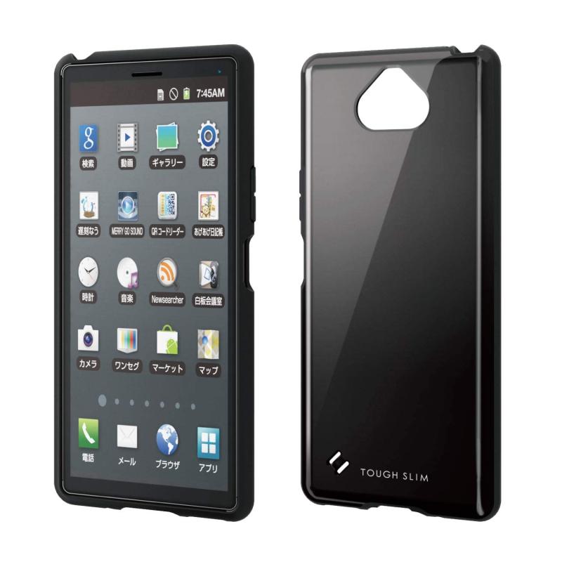 エレコム Xperia 8 ケース TOUGH SLIM 耐衝撃×薄軽 [エアークッションで衝撃吸収] ブラック PM-X8TS2BK対応機種:Xperia 8全周に配置した独自設計のエアクッションが効率的に衝撃を吸収するXperia 8用...