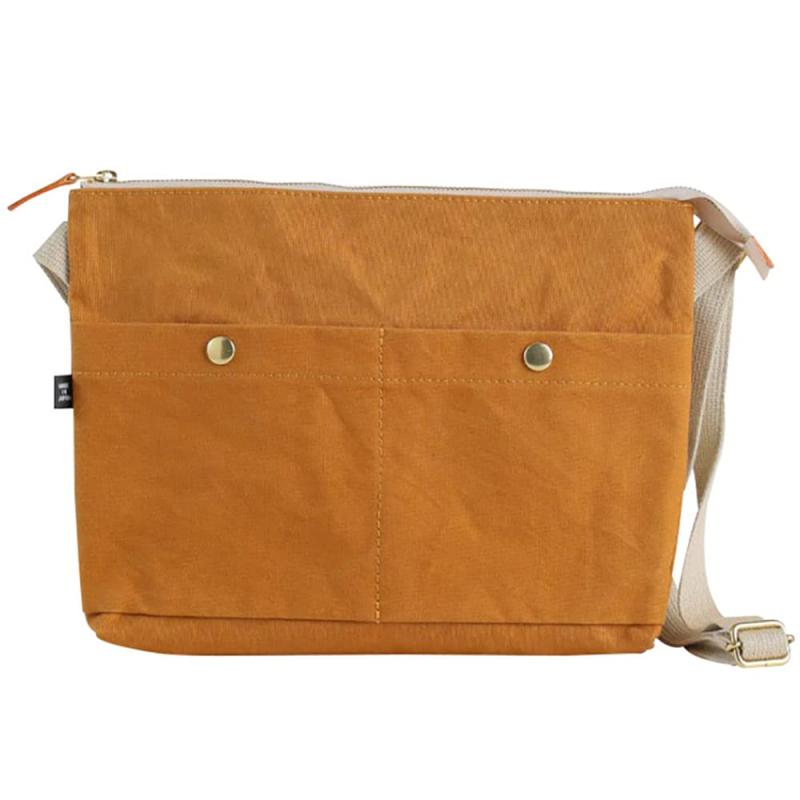 日乃本帆布 サコッシュ (B5サイズ / 撥水/日本製) 高さ22×横幅31×マチ3.5cm ボディバッグ 帆布 ポシェット