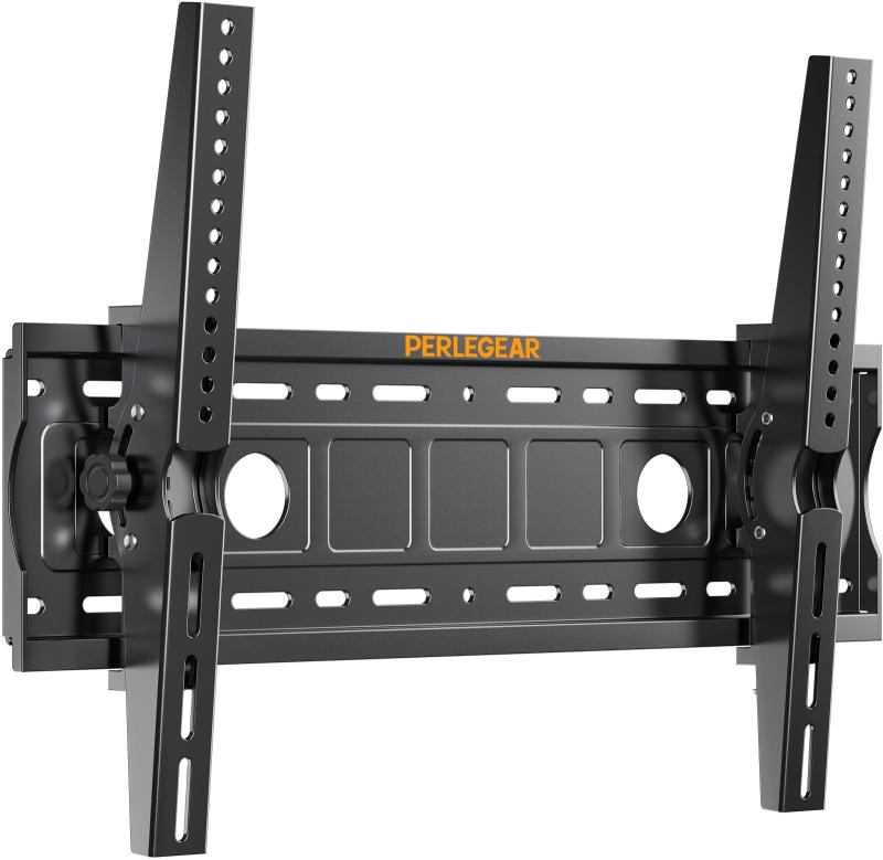 PERLEGEAR 壁掛けテレビ金具 32～75インチ対応 大型 薄型 ティルト式 耐荷重75kg tv壁掛け金具 テレビかべかけ金具 上下±15度角度調節 VESA100x100mm~VESA600x400mm【高い汎用性で幅広いテレビに...
