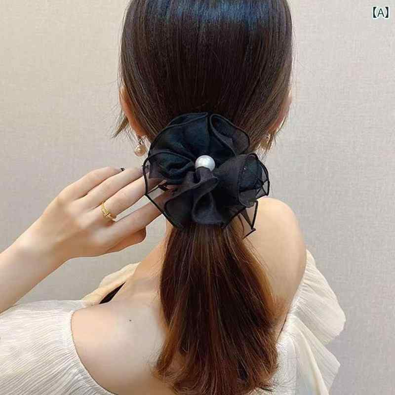 ・カテゴリ: ヘアアクセサリー・スタイル: バレット・素材: 布・柄: フラワープリント・カラー展開: ブラックパール、フラワーパール・対象: 女性用