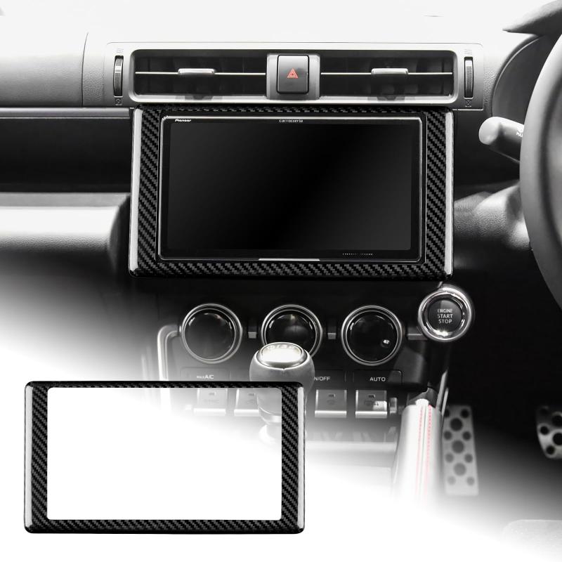 AIRSPEED トヨタ GR86 ZN8 スバル BRZ ZD8 2021-2025 専用 ハード カーボンファイバー アクセサリー 内装 インテリア パーツ センターコントロール ナビゲーションスクリーンパネルステッカー おしゃ車種専用...