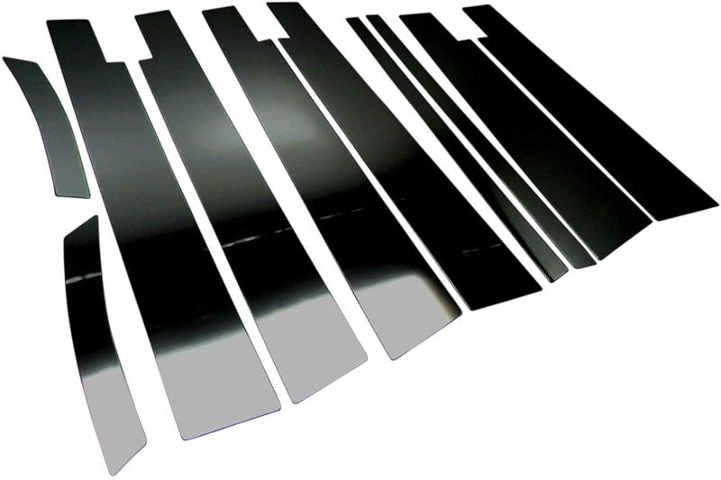 BRIGHTZ ヴォクシー 80 85 超鏡面ステンレスブラックメッキピラーパネル バイザー有用 10PC 【 PIL-BLA-262 】 ZWR80G ZRR80G ZRR80W ZRR85G ZRR85W ZWR ZRR R80 R85...