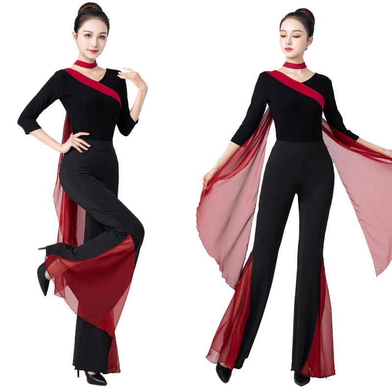 ・カテゴリ: ダンスウェア・対象: 女性・用途: ダンス、スポーツ・素材: モダール90%・カラー展開: ブラック、ワインレッド・サイズ展開: S、M、L、XL、XXL、XXXL