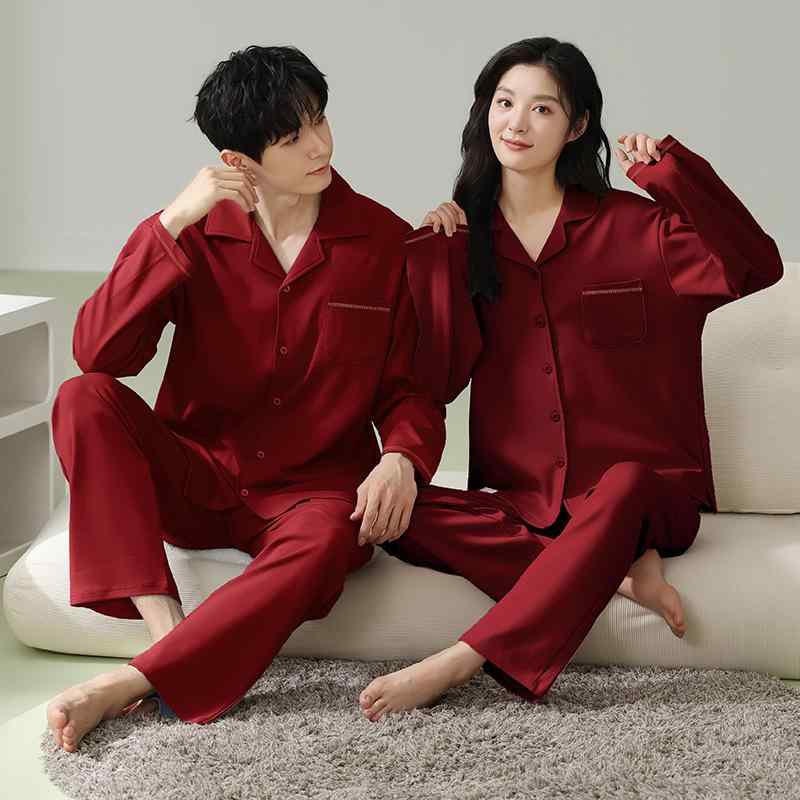 ・カテゴリ: セットアップ・スタイル: カジュアル、シンプル・ネックライン: Vネック・袖丈: 長袖・パンツ丈: ロングパンツ・機能: 通気性、快適性、ルームウェア、ワンマイルウェア・主な素材: 綿・素材の含有量: 95%以上未満・生地の厚...