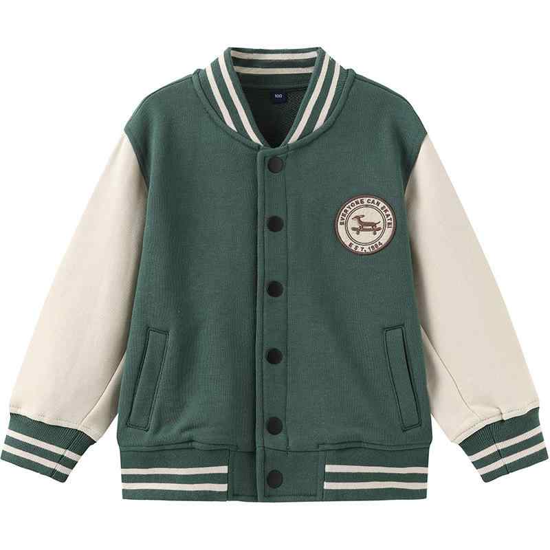・カテゴリ: キッズアウター、ジャケット、コート・対象: 男の子・対象年齢: 3～8歳 (100～140cm)・スタイル: 和風・ネックライン: ベースボールカラー・フード: なし・袖丈: 長袖・着丈: ミドル丈・厚さ: 普通・留め具: シ...