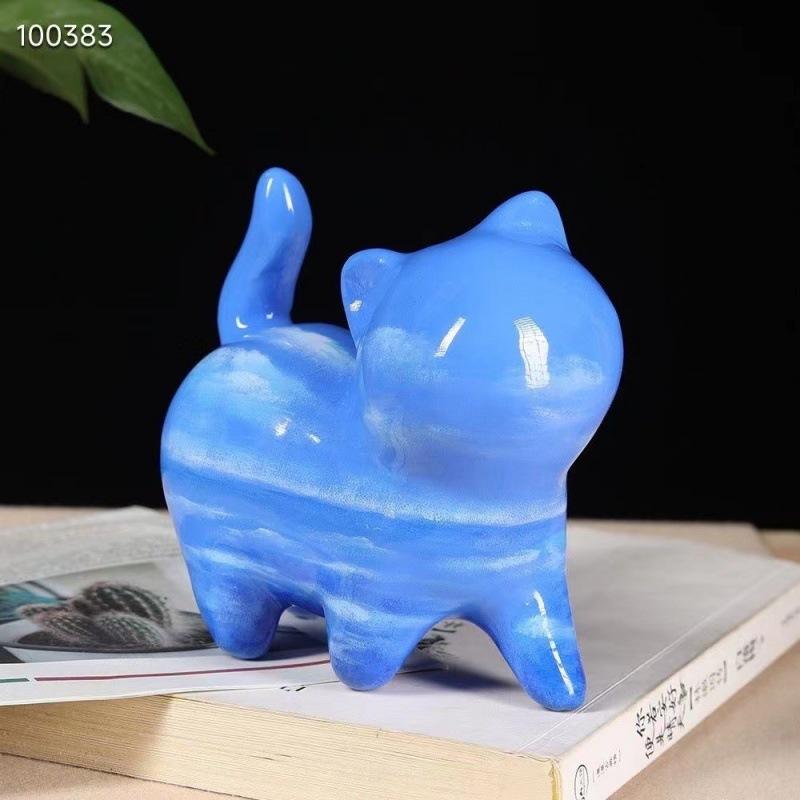 ・主な素材: 檀木、紫檀、白檀・カテゴリ: 置物・カラー展開: 猫先生、猫小姐、猫小姐（目あり）・サイズ: 5cm・スタイル: モダンシンプル