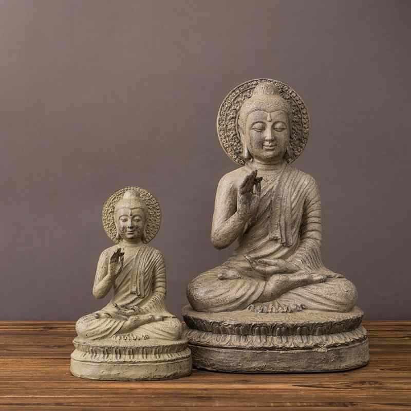 ・素材: 樹脂、プラスチック・カテゴリ: 仏像・カラー展開: 禅定（小）、説法（小）、無畏（小）・スタイル: 中華風