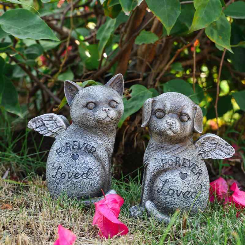 ・カテゴリ: 樹脂工芸品・スタイル: 欧風・主要素材: 合成樹脂・カラー展開: 猫記念碑、犬記念碑
