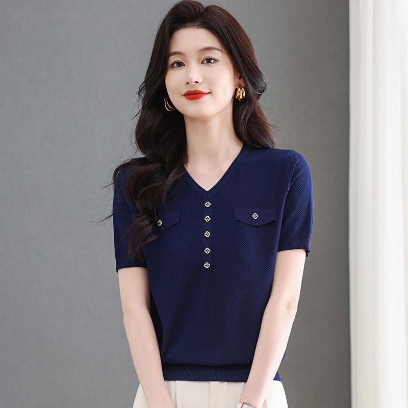 ・カテゴリ: Tシャツ・スタイル: プルオーバー、エレガント・主な素材: 接触冷感素材・素材構成: レーヨン30%-50%、ポリエステル30%-50%・柄: 無地・袖丈: 半袖・加工: 高温定型・フィット: ルーズフィット・着丈: 普通丈・...