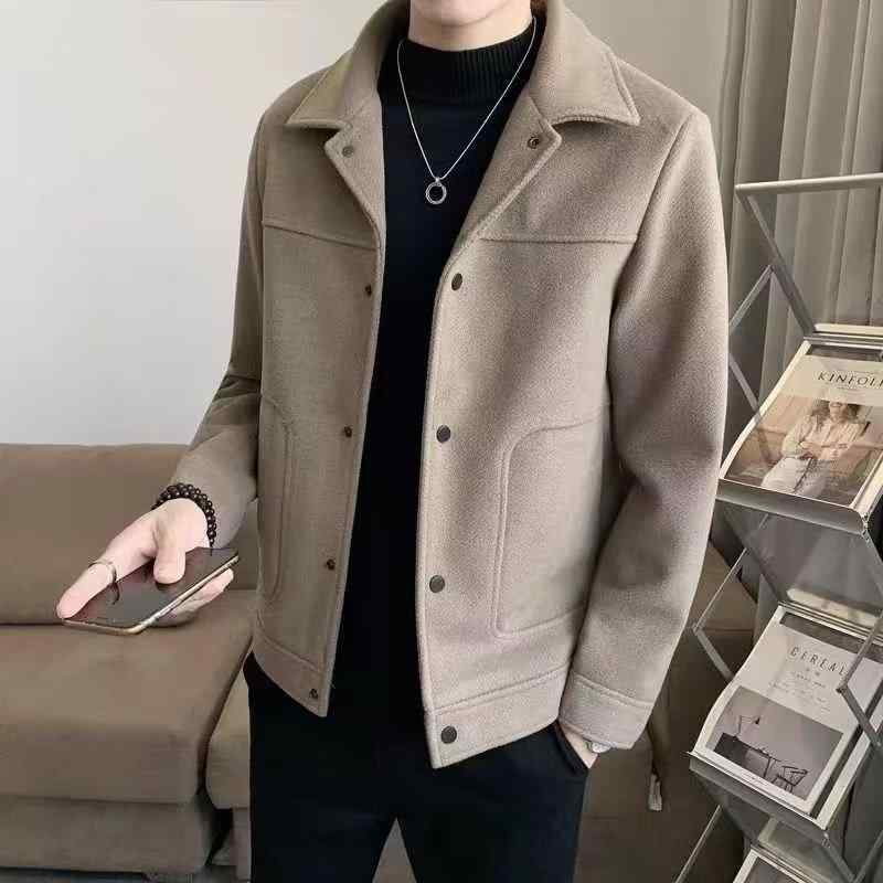 ・機能性: 耐摩耗性、防風性、引き裂き耐性、色落ちしにくい・カテゴリ: ジャケット・スタイル: 和風カジュアル・ネックライン: 襟付き・フィット: ルーズフィット・前立て: シングルボタン・厚み: 厚手・柄: チェック、無地・対象層: ティ...