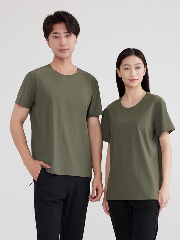 ・カテゴリ: Tシャツ・柄: 無地・対象年齢: 大人・性別: ユニセックス・スタイル: スポーツカジュアル・ネックライン: クルーネック・袖丈: 半袖・主要素材: ナイロン77%・用途: ランニング、フィットネス、サイクリング、登山・カラー...