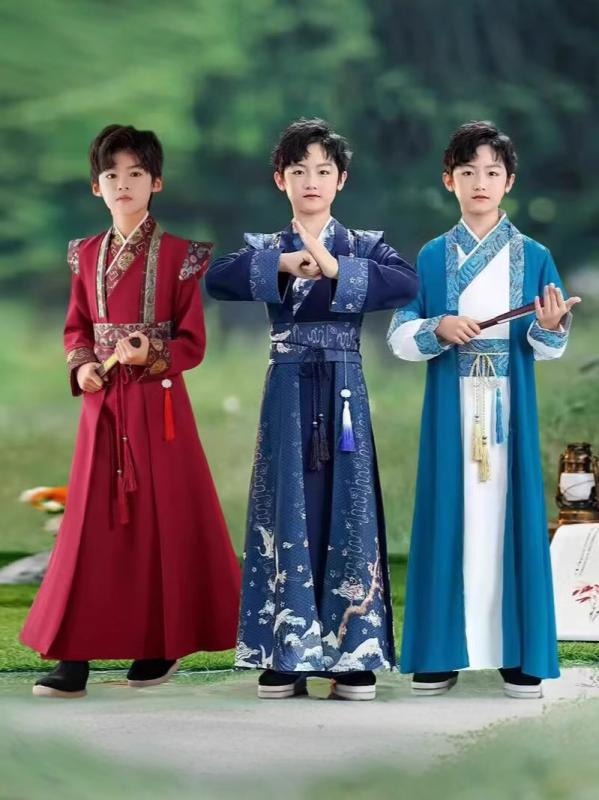 ・カテゴリ: キッズパフォーマンスウェア、ダンスウェア・スタイル: 中国風・デザイン: セット・主な素材: ポリエステル・生地加工: ギャザー、柔軟加工・性別: ユニセックス・カラー展開: ブルー、ロイヤルブルー、ワインレッド、オレンジレッ...