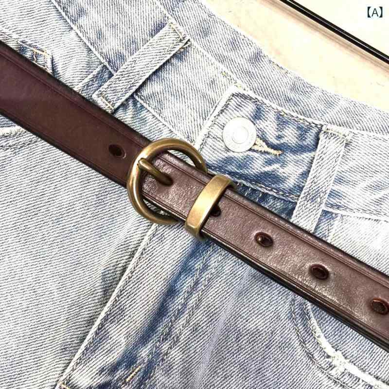 ・素材: 本革・革の特性: トップグレインカウレザー・バックル素材: 合金・留め具: ピンバックル・カラー: ブラウン, ブラック, キャメル・幅: 約2～4cm