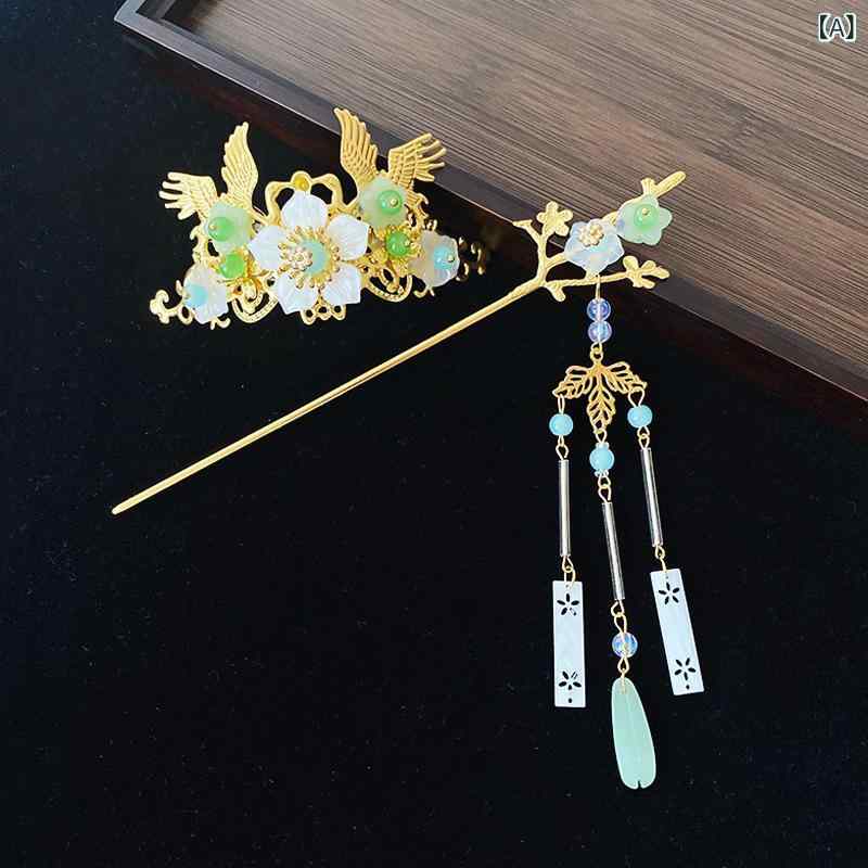 ・カテゴリ: ヘアアクセサリー・スタイル: 宮廷風・性別: 女性・デザイン: クラウン・素材: 合金・加工: 電鍍・カラー展開: 白玉花朵、粉色花朵、红色花朵