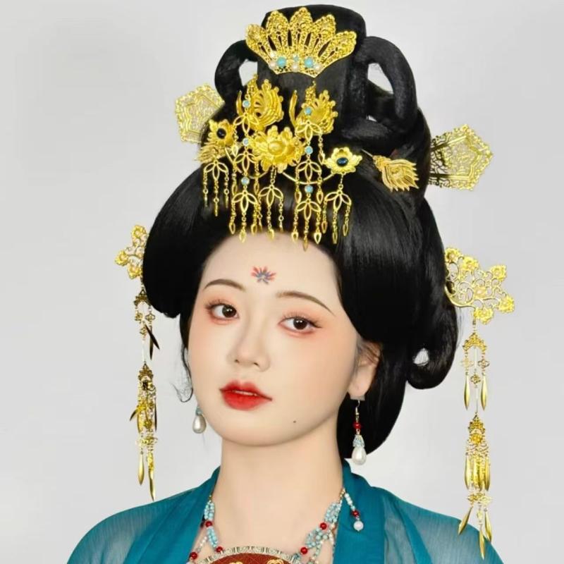 ・カテゴリ: 頭飾り・スタイル: 軽奢・素材: 金属・対象: 女性・形状: 幾何型・表面処理: メッキ