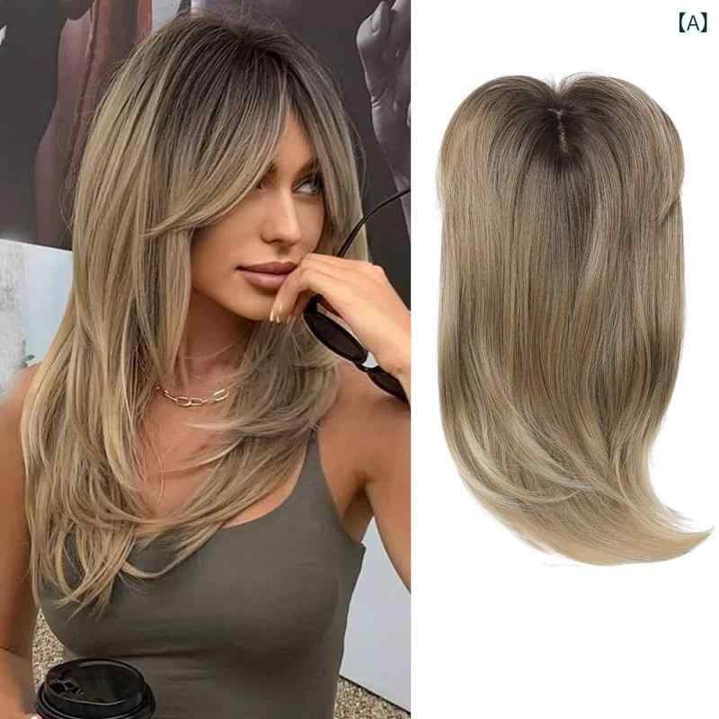 ・カテゴリ: ウィッグ・素材: 高温シルク・ヘアスタイル: 巻き髪ピース・長さ: 中長・対象: 女性・スタイル: エキゾチック・タイプ: インビジブルヘアピース・機能: ボリュームアップ、無痕補発
