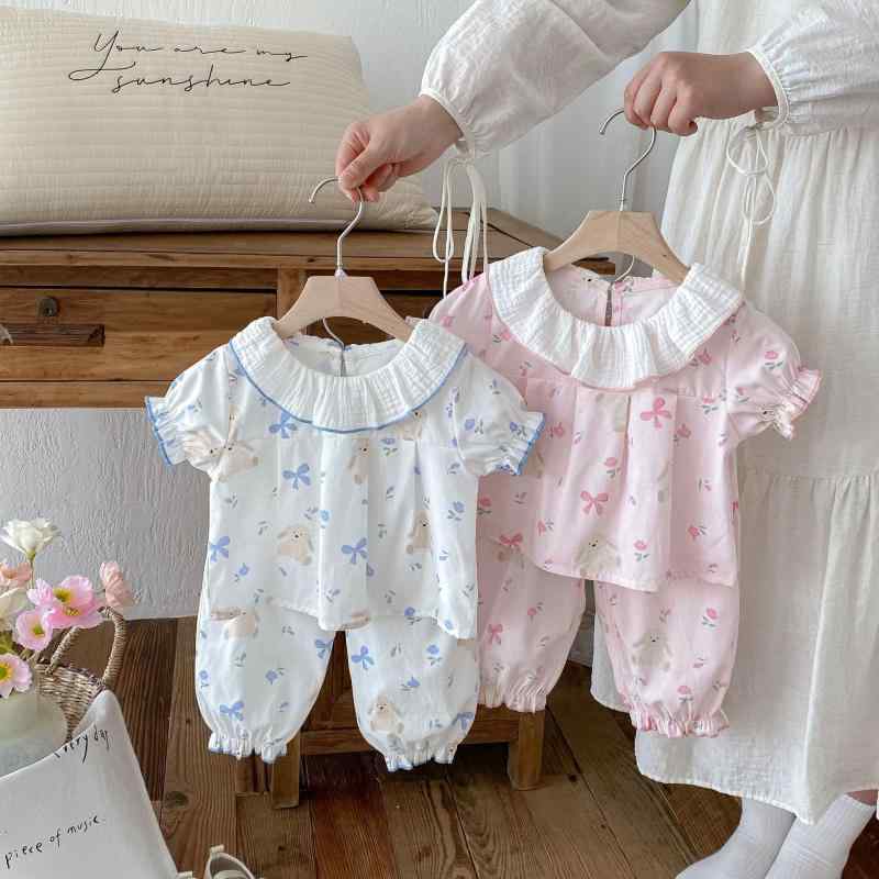 ・主な素材: 綿95%・性別: 女の子・カラー展開: ピンク、ブルー・対象年齢: 3～8歳・スタイル: スウィート・サイズ展開: 80cm、90cm、100cm、110cm、120cm、130cm・厚さ: 薄手・柄: カートゥーン、花柄・機...