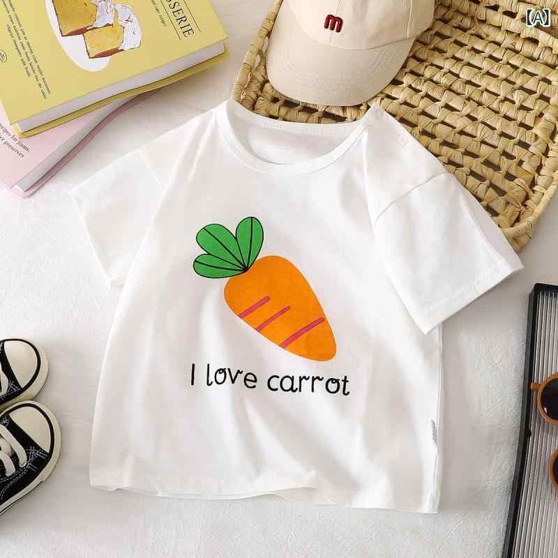 ・カテゴリ: 子供Tシャツ・スタイル: レジャー・主な素材: 綿99%・ネックライン: クルーネック・袖丈: 半袖・機能: 吸湿速乾・サイズ展開: 73cm、80cm、90cm、100cm、110cm、120cm、130cm・対象: 男女共用