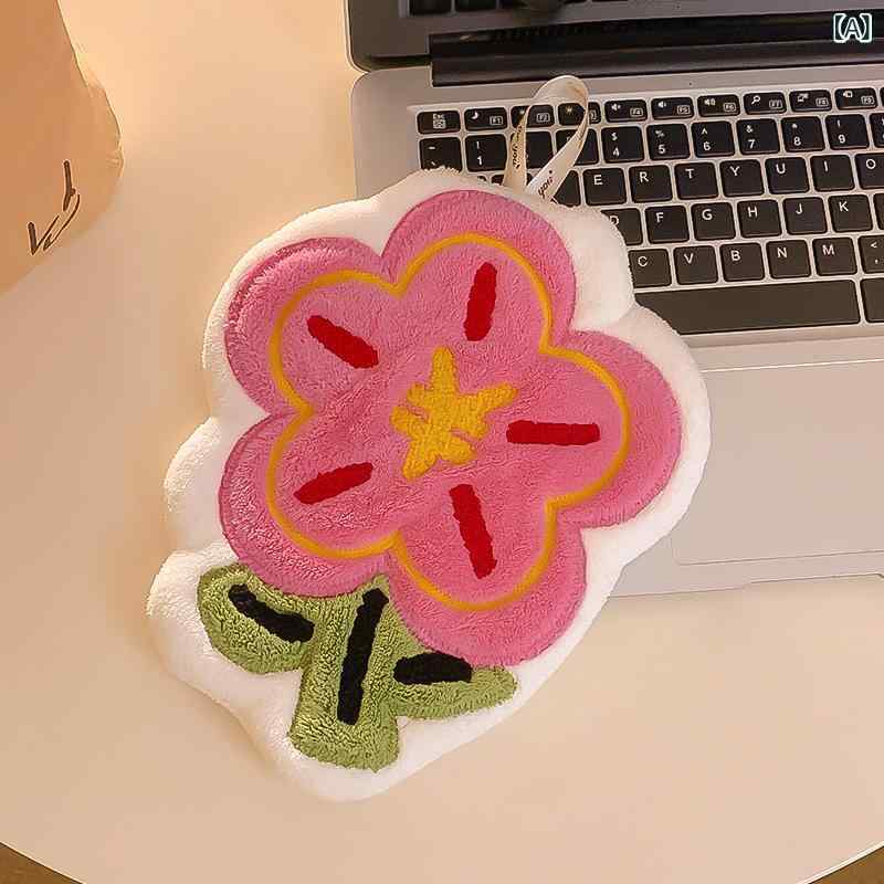 ・主な素材: 珊瑚絨・重さ: 50-80g・糸仕様: 120D・加工: 刺繍・カラー: ローズ・種類: ハンドタオル