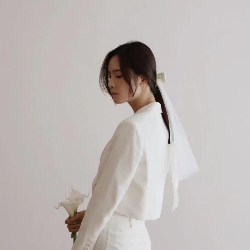 ・カテゴリ: ヘアアクセサリー・スタイル: ナチュラル・素材: ガーゼ・デザイン: 蝶結び・対象: 女性用