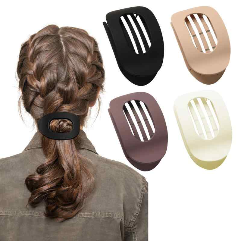 ・カテゴリ: ヘアアクセサリー・スタイル: シンプル・素材: プラスチック/樹脂・形状: フラット・種類: ポニークリップ・カラー展開: ブラック、アイボリー、ライトブラウン、ダークブラウン・対象: 女性・デザイン: 楕円形、ジオメトリック