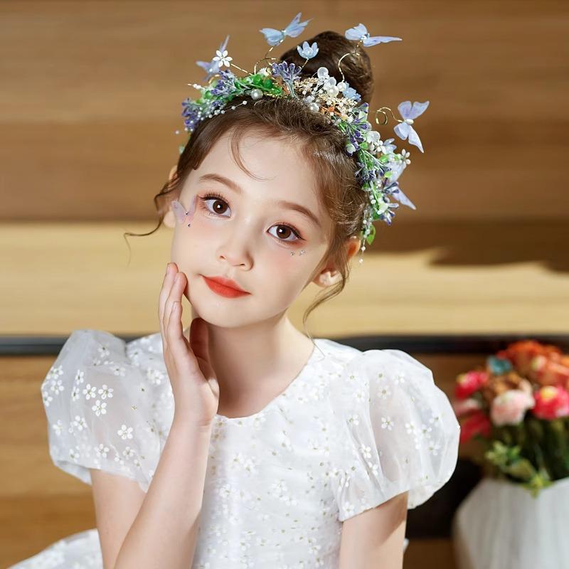 ・カテゴリ: ヘアゴム・素材: 金属・スタイル: 韓国風・対象: 子供・デザイン: リボンび・モチーフ: 蝶・カラー展開: 蝶夢幻花ブルー、蝶夢幻花ピンク、ローズキドリームピンク、ローズキドリームホワイト、琉光幻珠ホワイト、琉光幻珠ピンク、...
