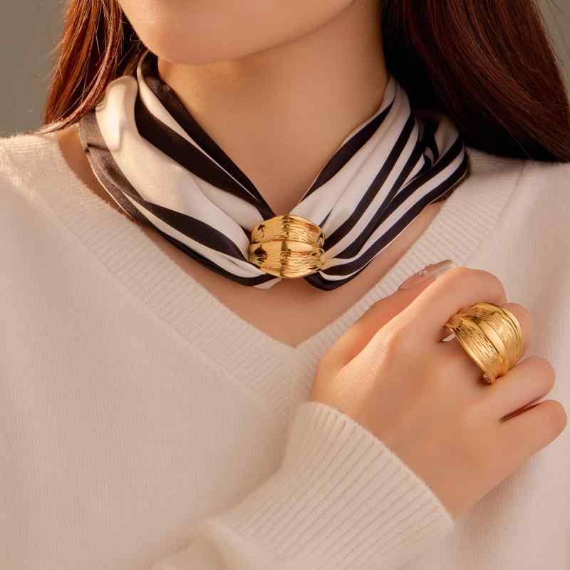 ・素材: チタンスチール・スタイル: OL・性別: 女性・形状: ジオメトリック・加工方法: メッキ・デザイン要素: ジオメトリック
