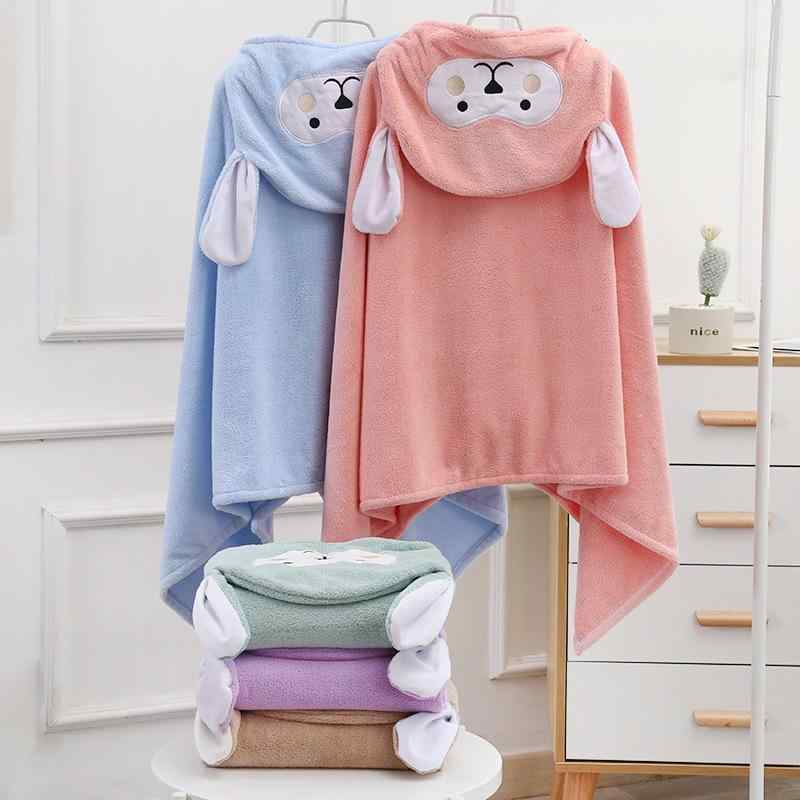 ・主な素材: コーラルフリース（ポリエステル85%、ナイロン15%）・重量: 約200-300g・柄: 小猿（ピンク、グリーン、紫、天藍、浅咖）、小黄鸭子、小羊、ピカチュウ・サイズ: 70×140cm・糸の仕様: 150D・加工: 刺繍