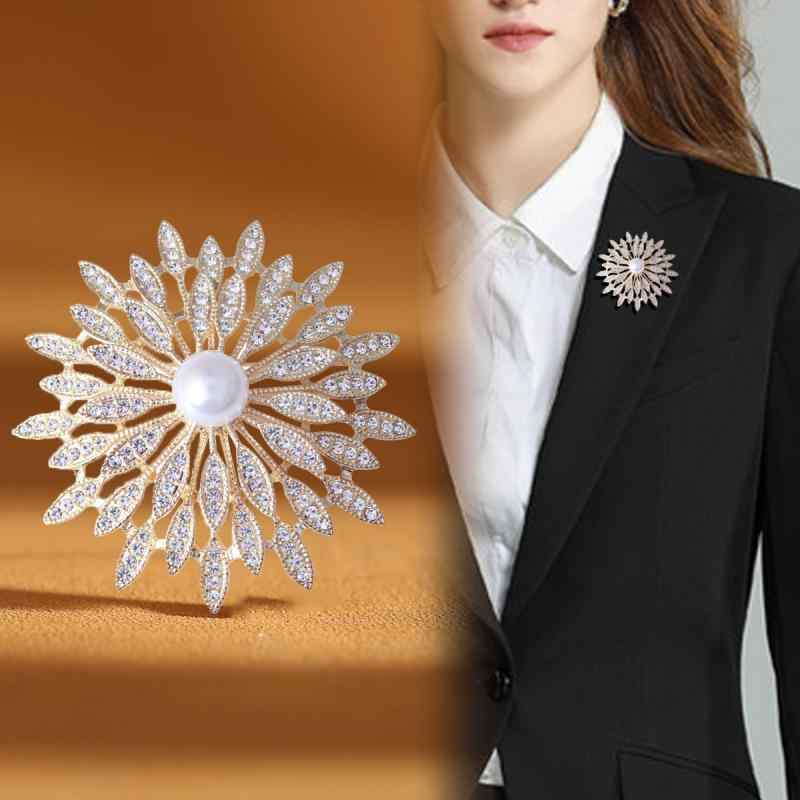 ・主な素材: 合金・デザイン: 花・仕上げ: 電鍍・カラー展開: 金色太陽花、銀色太陽花・スタイル: OL、通勤・対象: 女性・種類: ブローチ