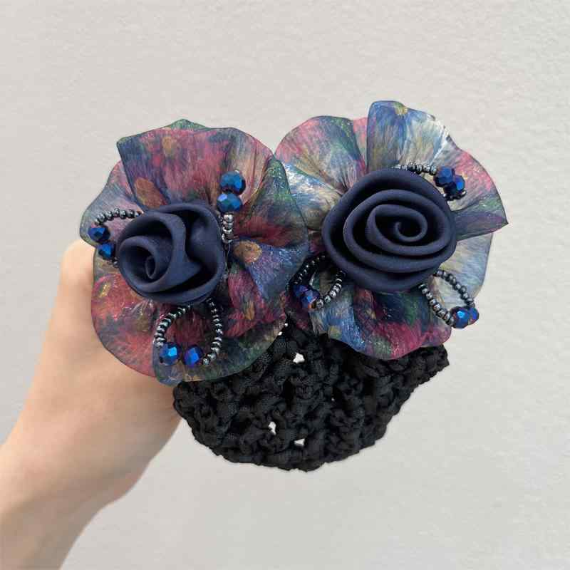 ・主な素材: チュール・スタイル: シンプル・対象: 女性・加工: り・柄: 花・カラー展開: 黒、青、赤、茶、紫