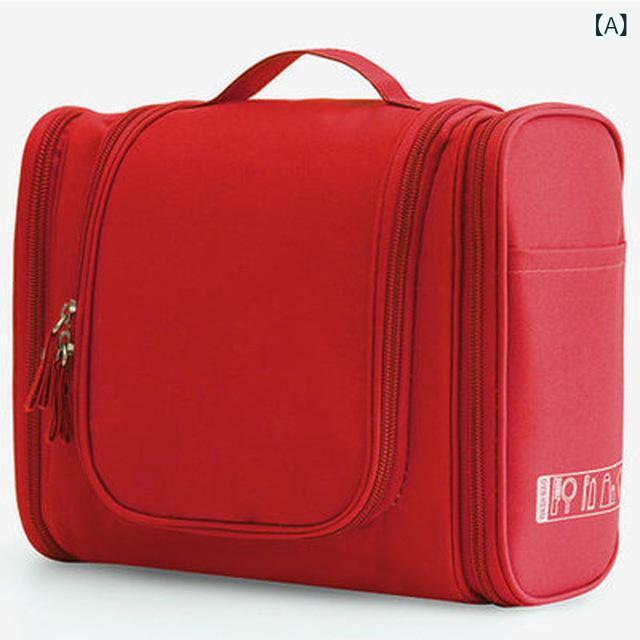 ・カテゴリ: 洗面ポーチ・主な素材: 300Dオックスフォード布・用途: 化粧品・シーン: 旅行・カラー展開: レッド、グリーン、ブルー、米白色、ネイビー、ローズレッド・サイズ: 24×10.5×20.5cm