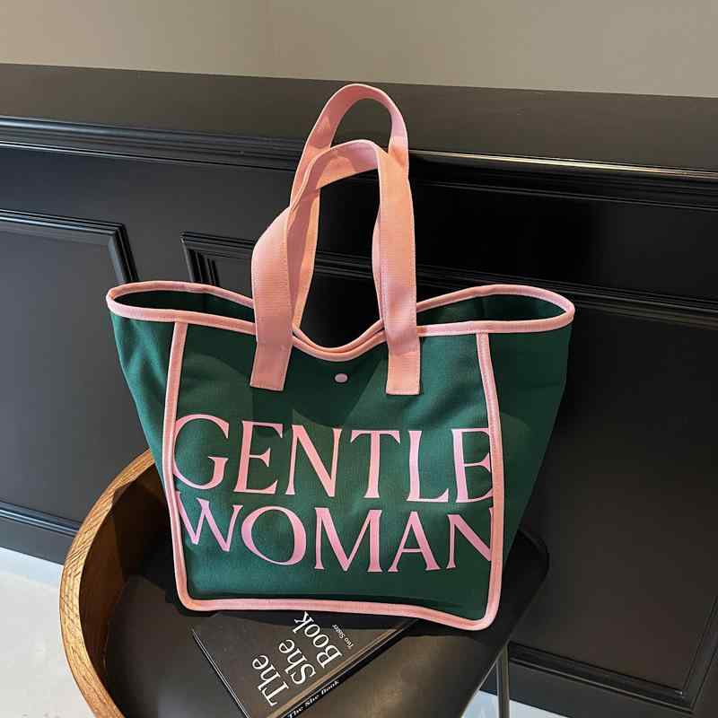 ・カテゴリ: トートバッグ・スタイル: レジャー・主な素材: 帆布・カラー展開: ブラック、ホワイト、ブラック×ホワイト、ホワイト×ブラック、グリーン・サイズ: 大・形状: 横長方形・開閉方式: マグネット・内部構造: スマホポケット、カー...