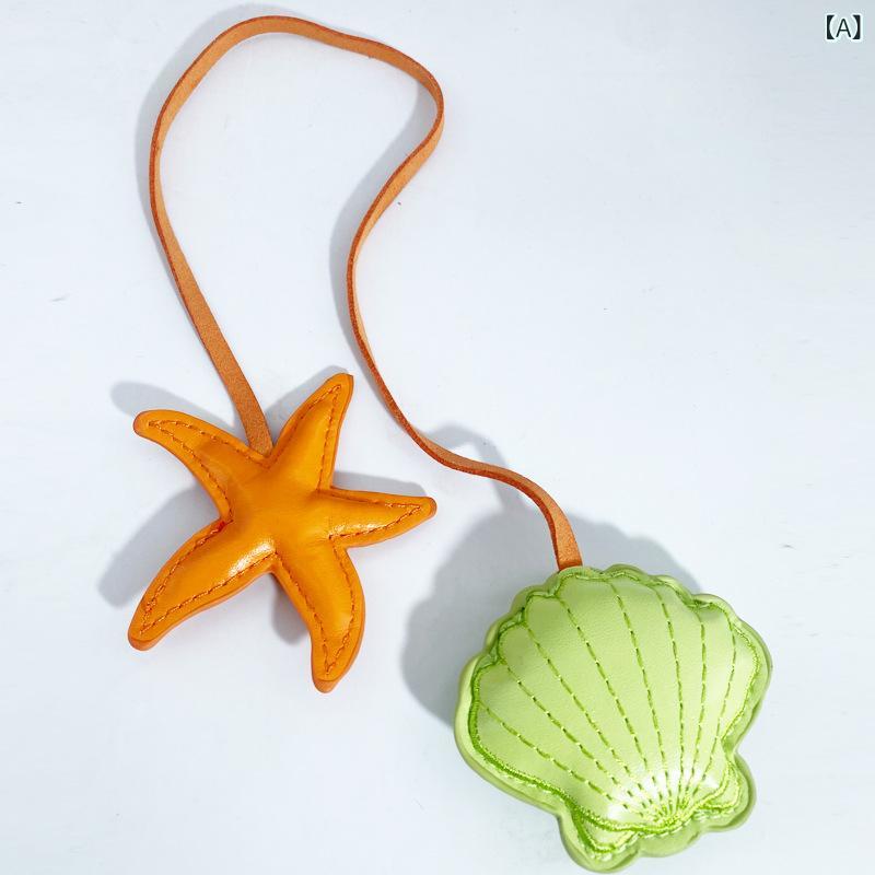 ・素材: プラスチック/樹脂・カラー展開: オレンジ+グリーン、スカイブルー、カーキ+ベージュ、ピンク+キャメル、イエロー+ライトブルー・スタイル: カートゥーン・タイプ: キーホルダー・柄: フルーツ・装飾: ヒトデ・スタイル分類: ファ...
